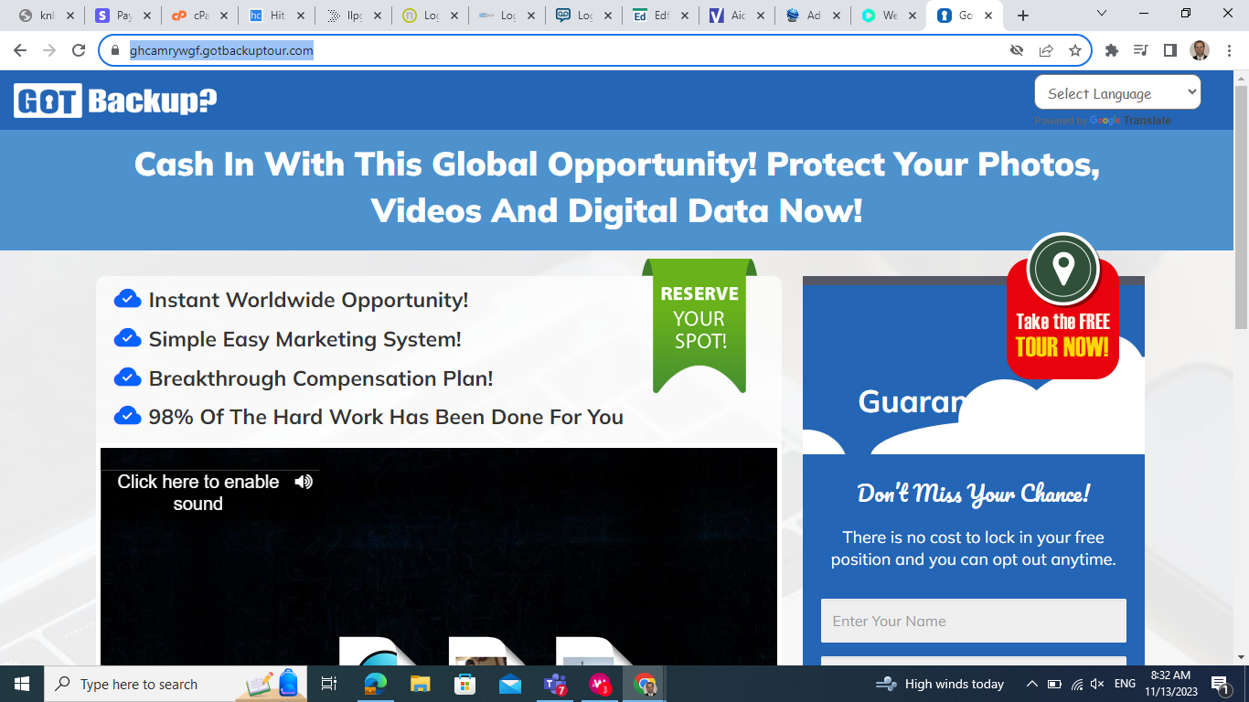 Team Massive Success GotBackUp! | TrafficLeads2Income Blog